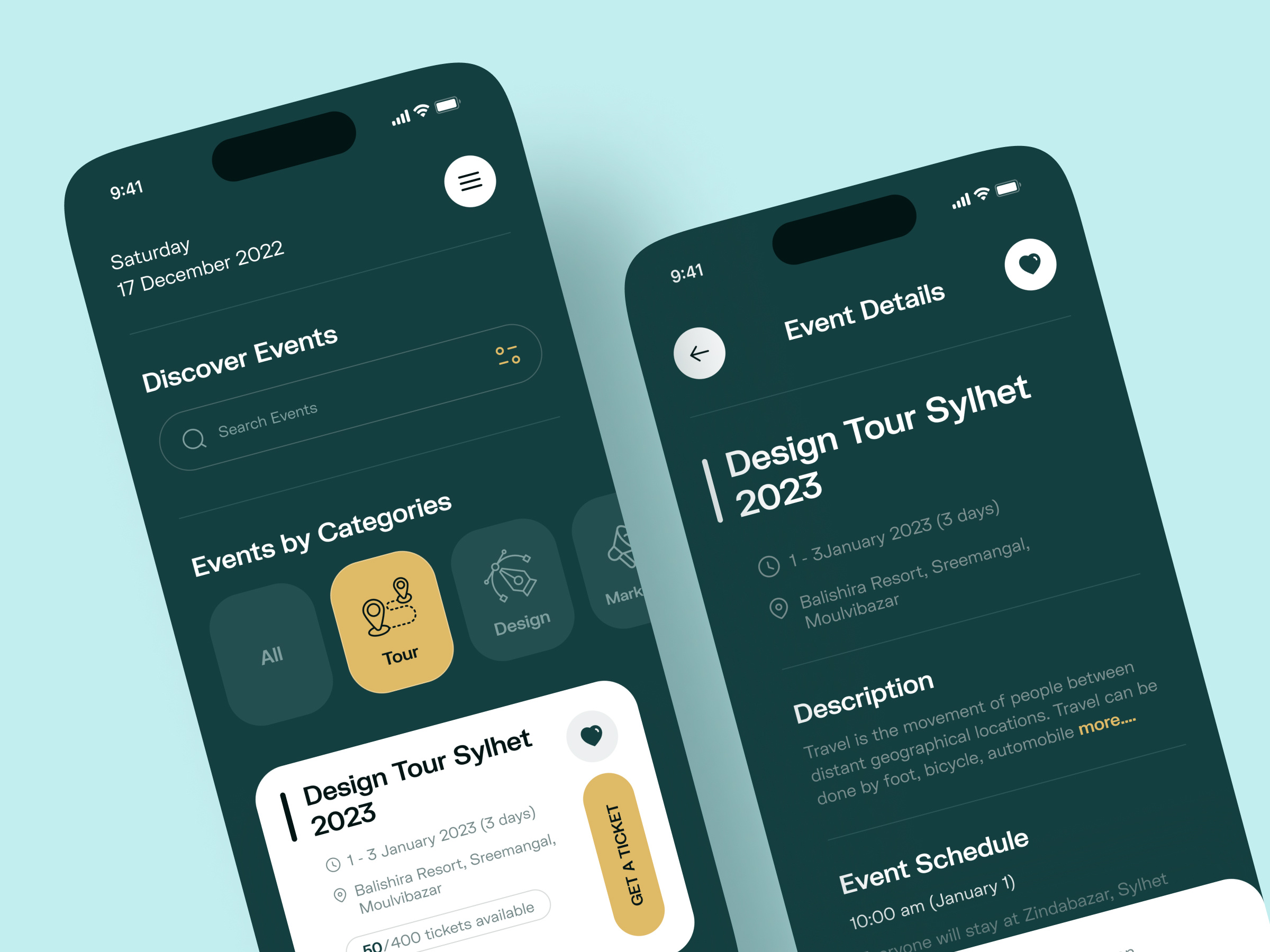 Event Ticket Booking Mobile App Design by Nur Alam on Dribbble Event Ticket Booking Mobile App Design by Nur Alam on Dribbble